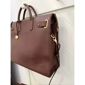 Brahmin | Bags | Brahmin Brown Leather Briefcase Business Executive ...